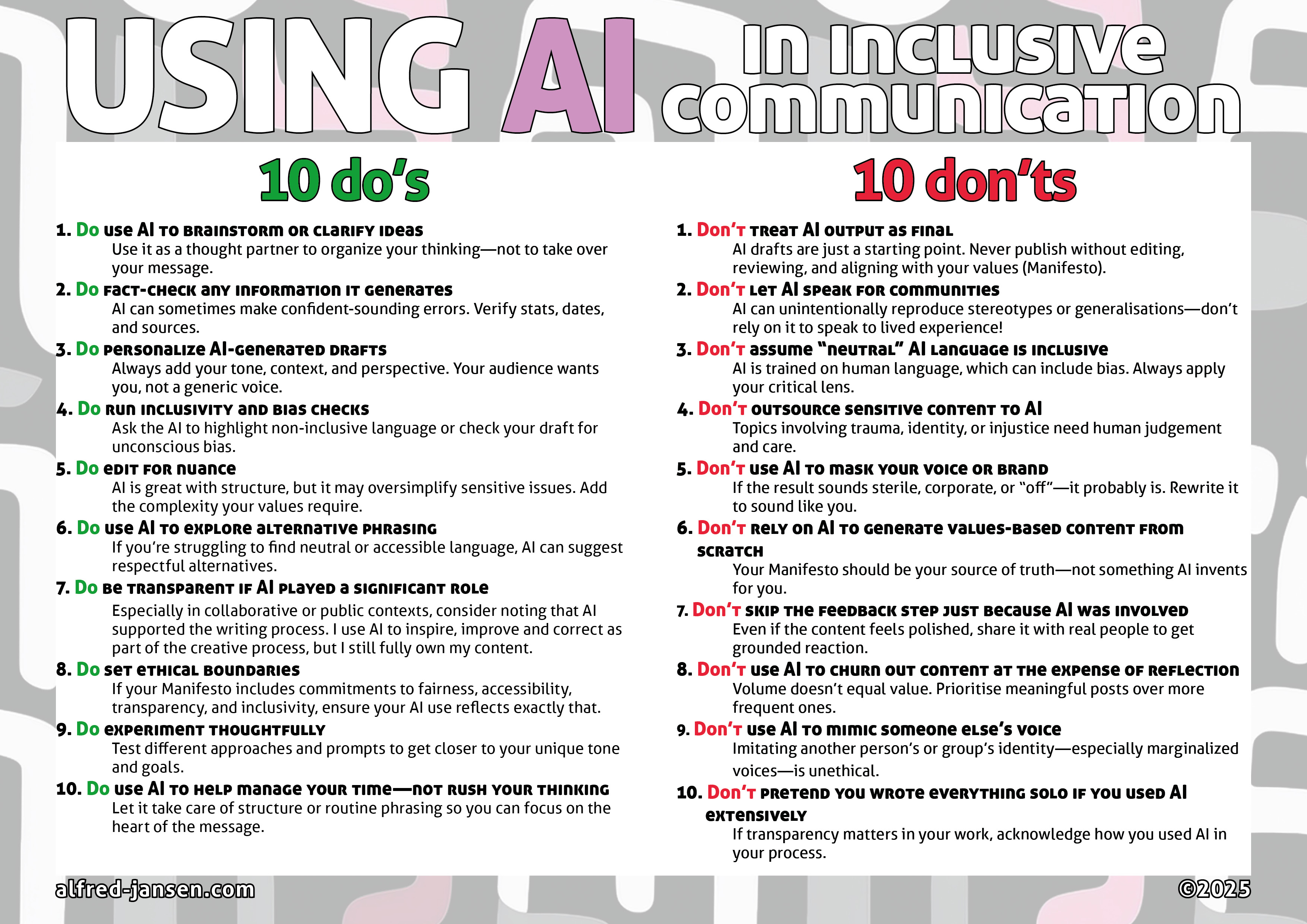 Using AI in Inclusive Communication